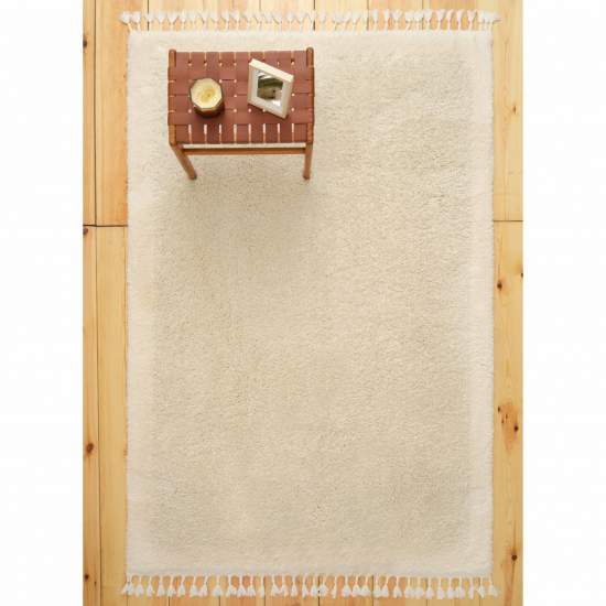 Cashmere Carpet 7/24 Plushy Coco White 160x230 cm