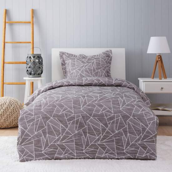 Karaca Home Young Joy Gray Single Bedspread