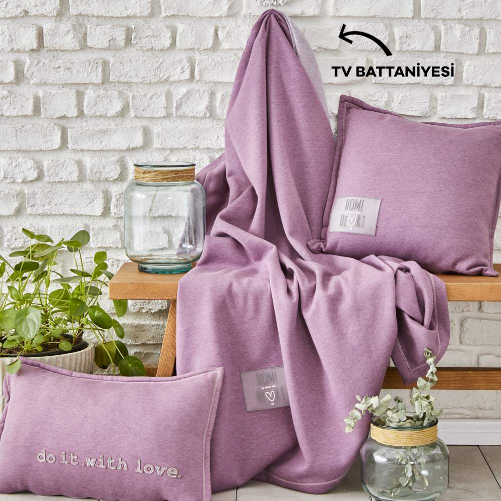Karaca Home Softy Comfort Tv Blanket Lilac 130x170cm