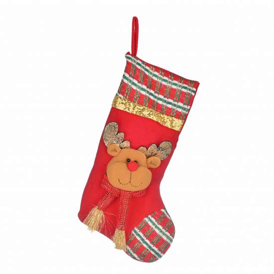Karaca Home New Year Deer Christmas Gift Socks 47 cm
