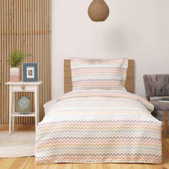 Karaca Home Moddy Single Bedspread Terracota