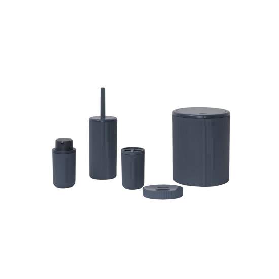 Karaca Home Marcello 5 Pcs Bathroom Accessory Set Anthracite