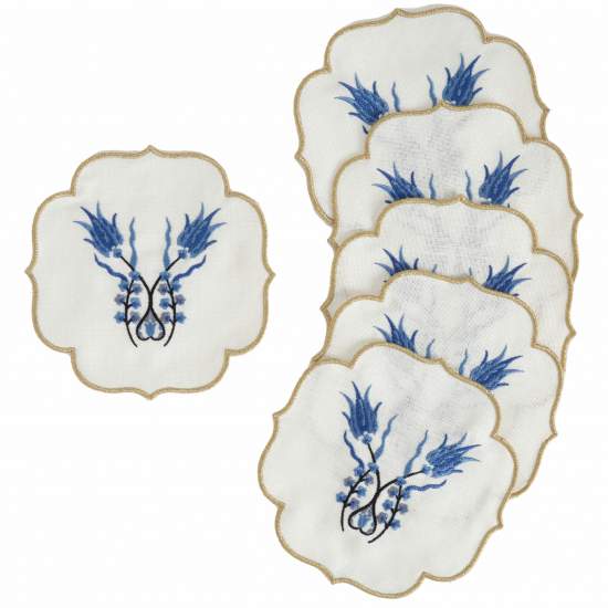 Karaca Home Iznik 6 Pieces Cocktail Napkin