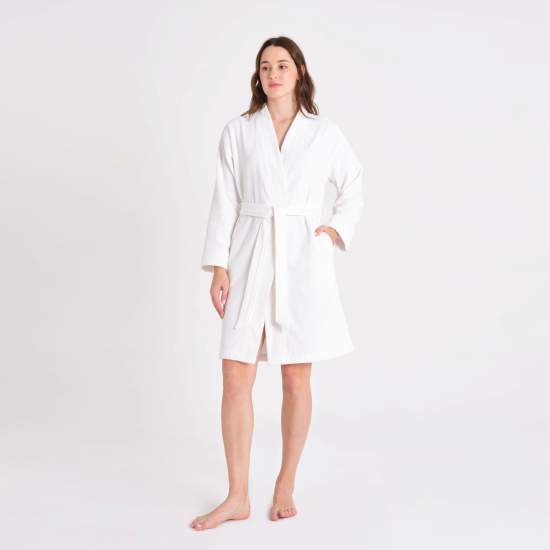 Karaca Home İstanbul Off White Regular 100% Cotton Bathrobe S/M