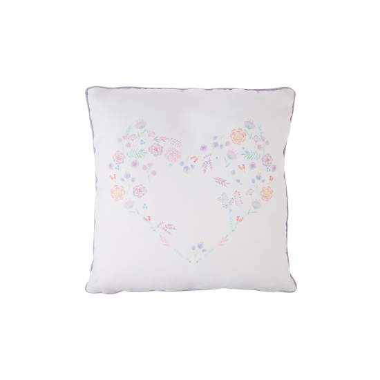 Karaca Home Elenie Lilac Printed Filled Pillow 45x45cm