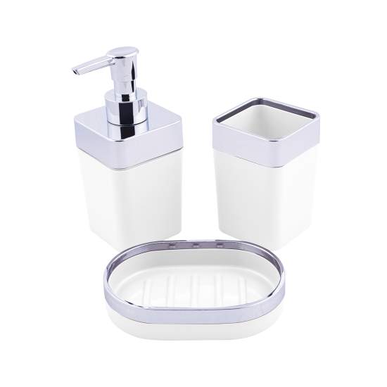 Karaca Home Bathroom Set 3 Pieces White