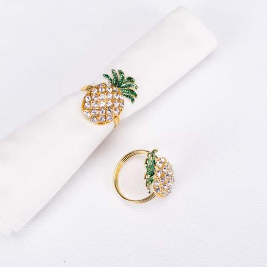 Karaca Home Pineapple 2 Piece Napkin Ring