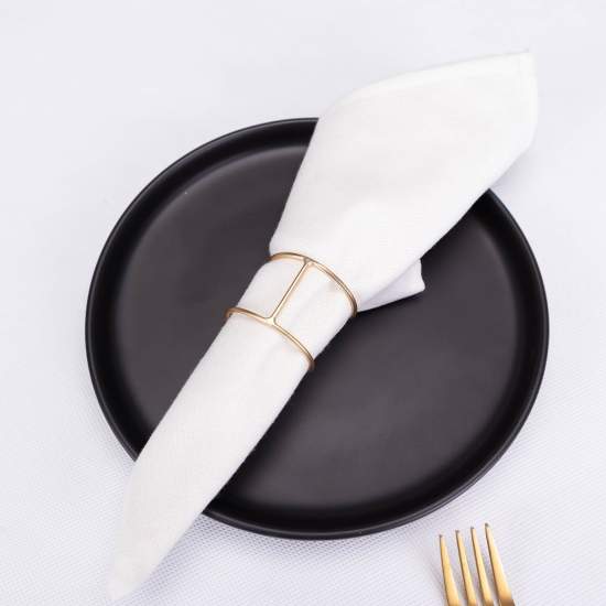 Karaca Home 3D Geometry 4-Piece Napkin Ring