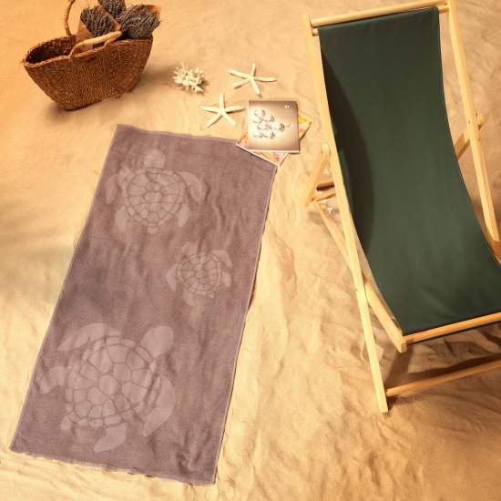Sarah Anderson Caretta Beach Towel Gray