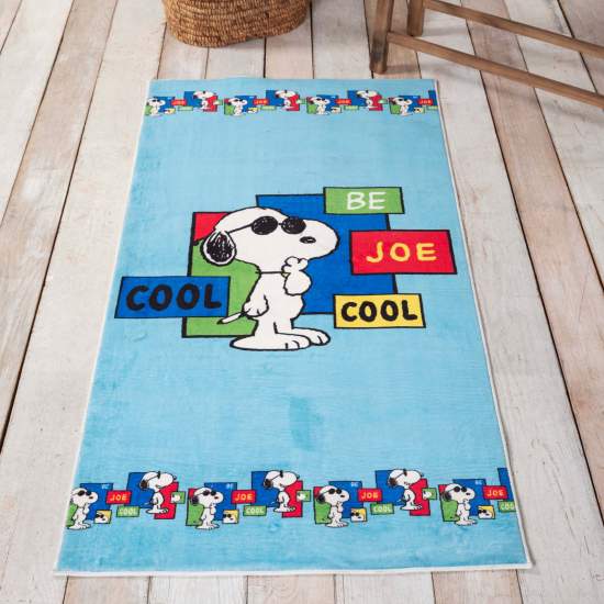 Peanuts by Karaca Home Snoopy Cool Extra Soft Kids Carpet 80x150 cm