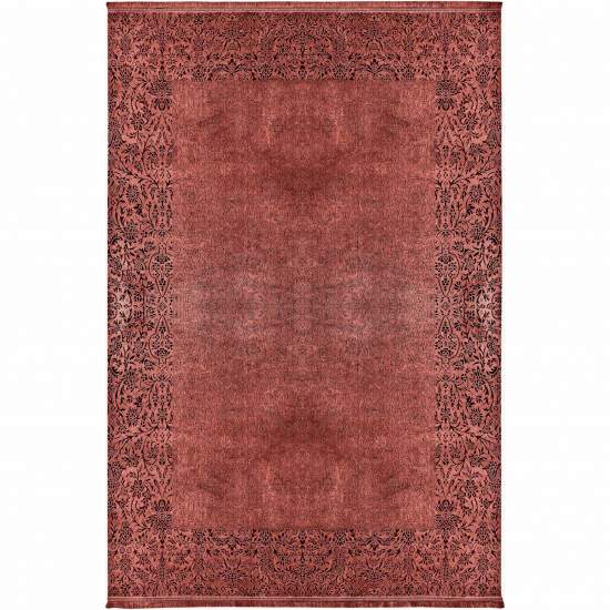 Cashmere Carpet Viscose Premium Damask Salmon 80x150 cm Carpet