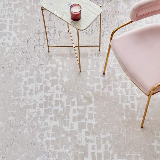 Cashmere Carpet Velvet Quartz Seashell 160x230 cm