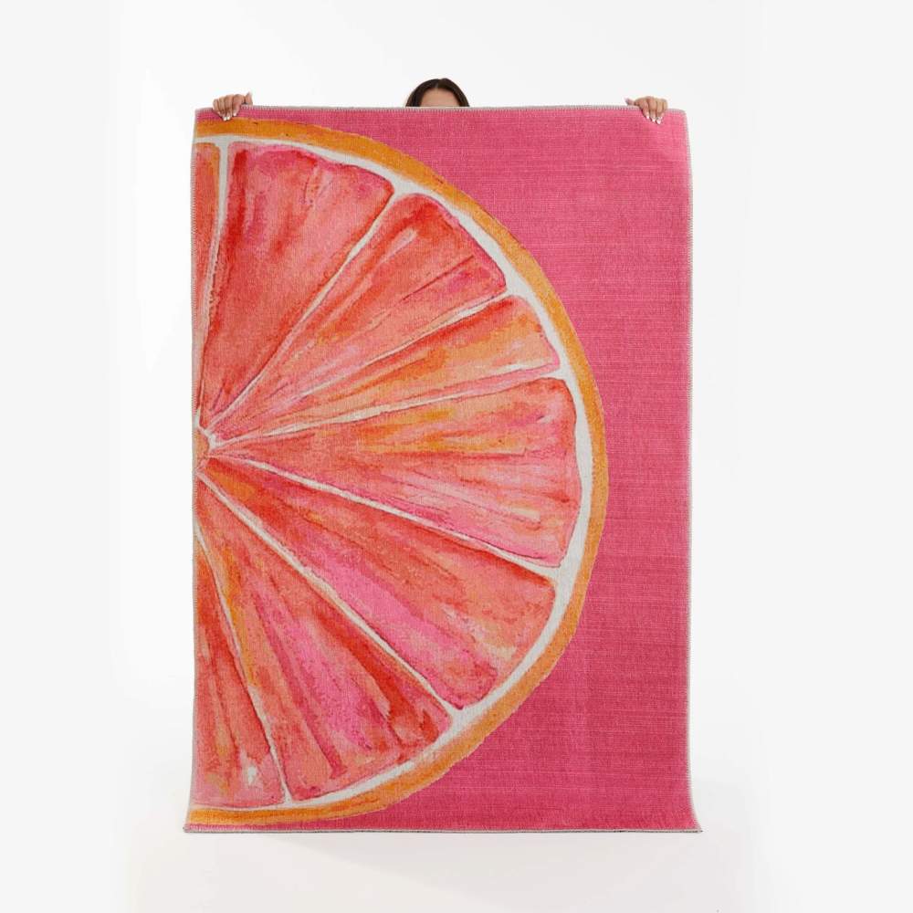 Cashmere Carpet Decorative Art Kids/Teen Grapefruit 120x180 cm