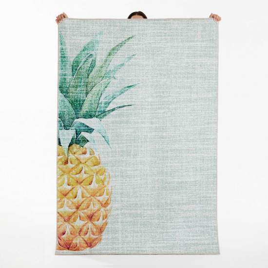 Cashmere Carpet Decorative Art Kitchen Pineapple 80x150 cm