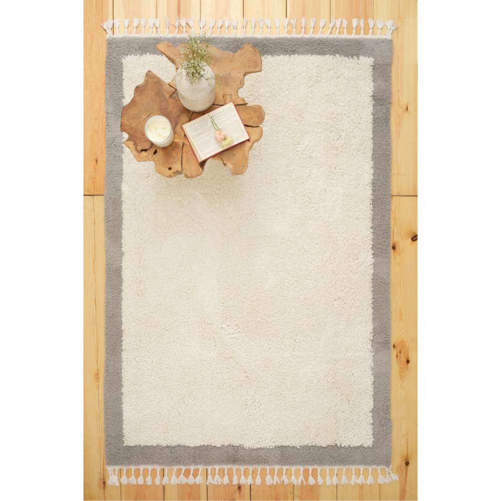 Cashmere Carpet 7/24 Plushy Coco Gray 120x180 cm
