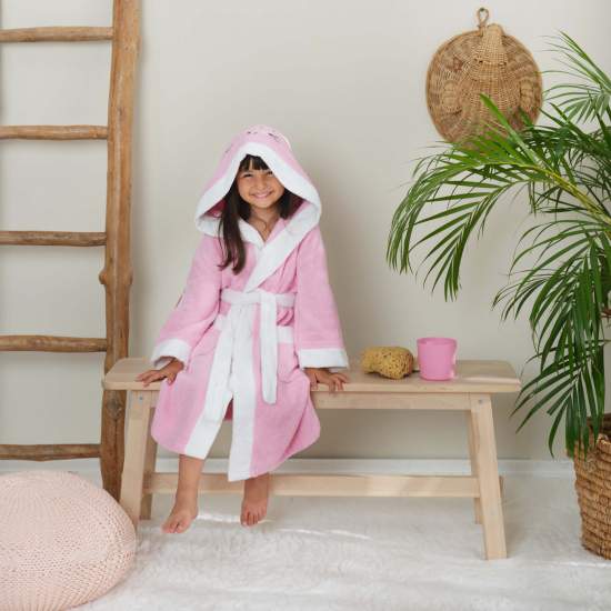 Karaca Home Young Rabbit 100% Cotton Baby Bathrobe 6-8 Years