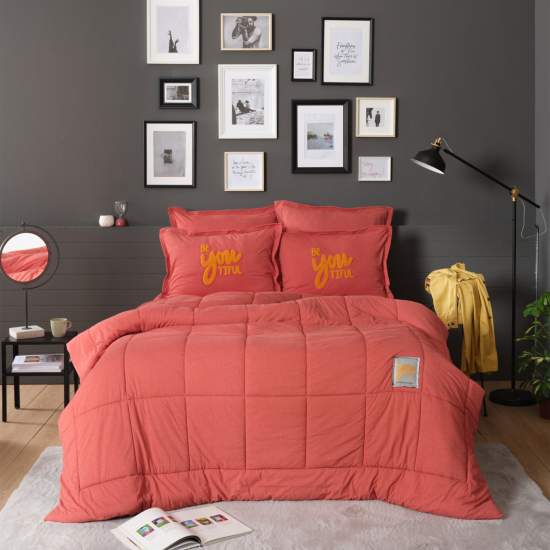 Karaca Home Motto Cotton Comfort Double Coral