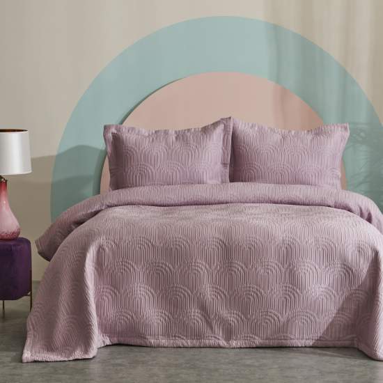 Karaca Home Midnight Double Bedspread Lilac