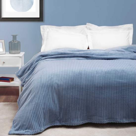 Karaca Home Joena Indigo Double Blanket