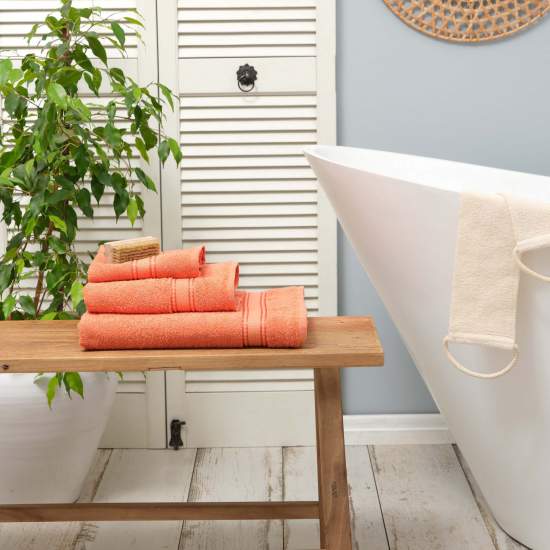 Karaca Home Daily Soft 100% Cotton Bath Towel 70x140 cm Tile