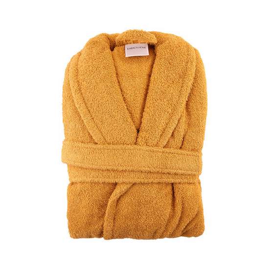 Karaca Home Back To Basic Light Mustard Bathrobe L/XL