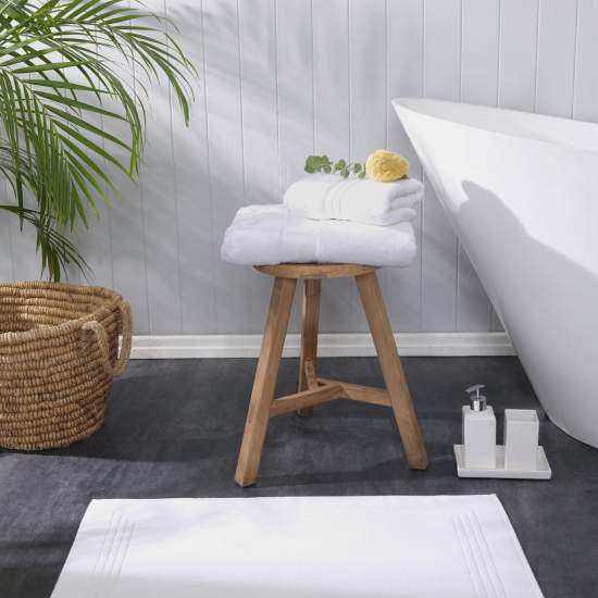 Karaca Home Aqausoft 100% Cotton Bath Towel 85 cm x 150 cm White