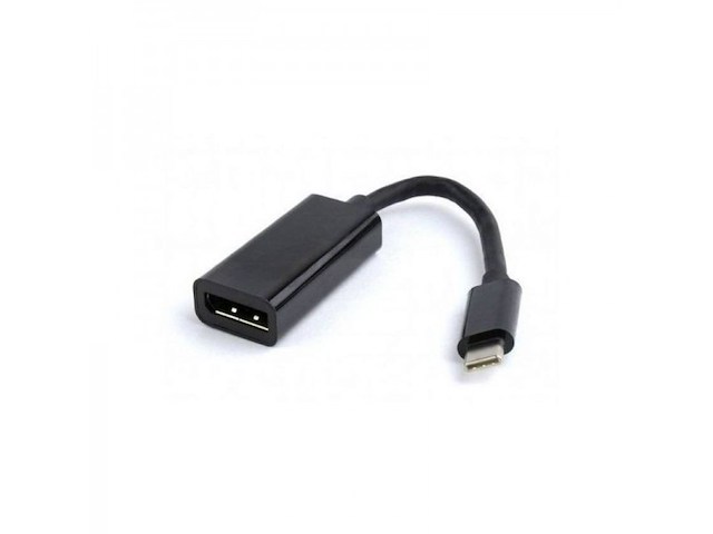 E-green Adapter USB 3.1 tip C (M) - Display Port (F) crni