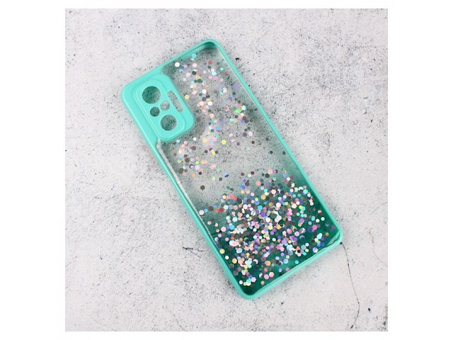 Maskica Frame Glitter za Xiaomi Redmi Note 10 Pro/Note 10 Pro Max mint