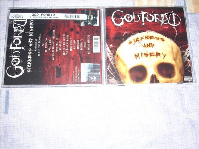 God Forbid - Sickness And Misery CD Koch USA 2007.