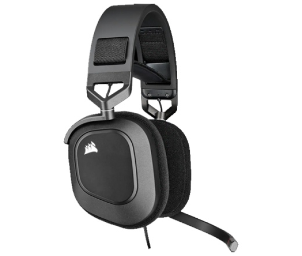 CORSAIR HS80 RGB USB Wired Gaming Headset — Carbon