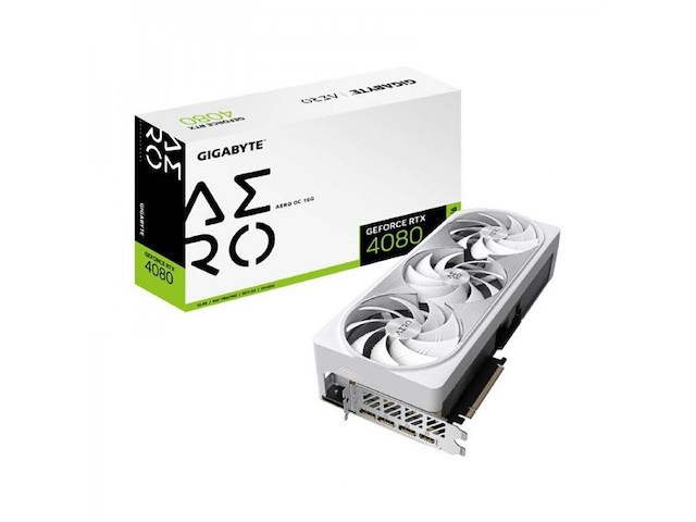 Gigabyte nVidia GeForce RTX 4080 16GB 256bit GV-N4080AERO OC-16GD