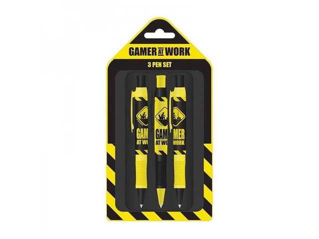 Gamer at Work 3 Pen Set