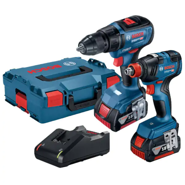 Bosch Set akumulatorskog alata GSR 18V-50 + GDX 18V-200, 18V, 2x4,0 Ah