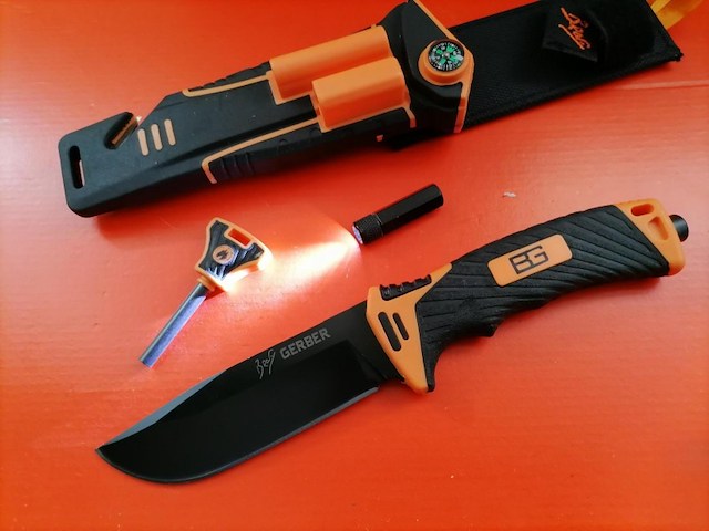 GERBER SURVIVAL KOMPAS OSTRAC KRESIVO LAMPA