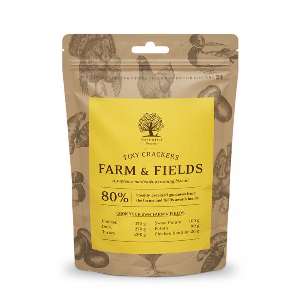 Essential Dog Farm&Fields Tiny Crackers 100g