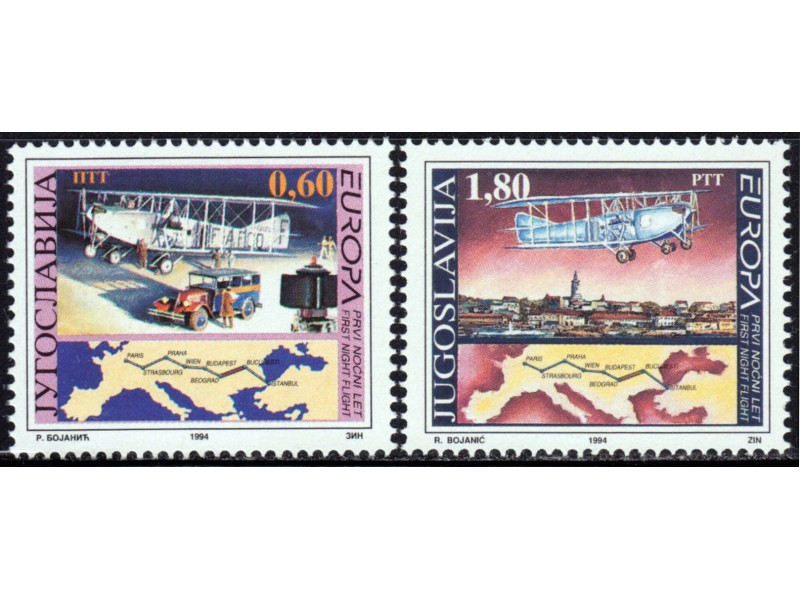 Jugoslavija 1994 Evropa CEPT serija MNH