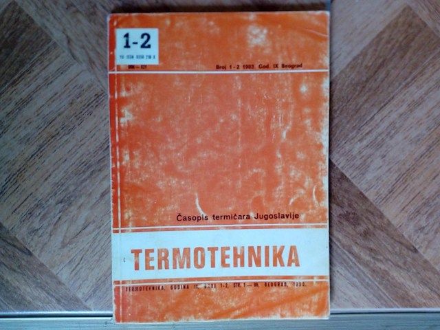 Termotehnika 1-2 1983.