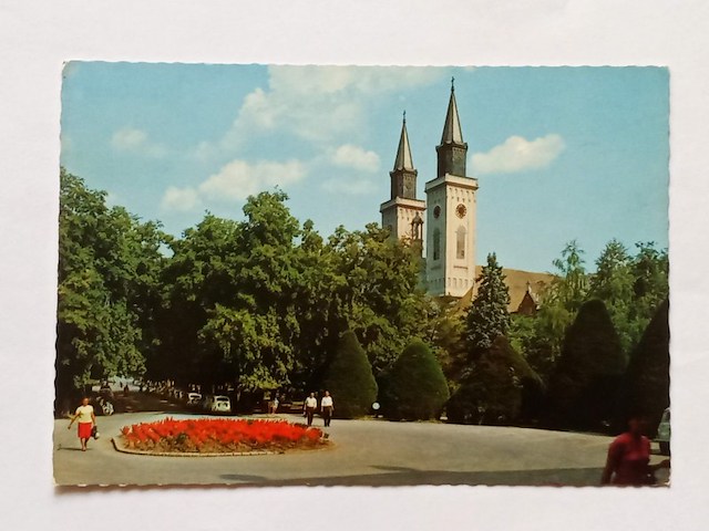 Sombor - Katedrala - Automobili Fića - Putovala 1973