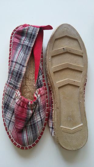 espadrile 38 nnove karirane