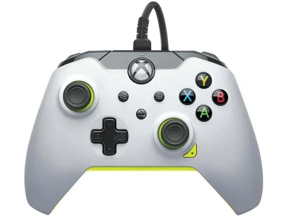 PDP Kontroler XBOX/PC Wired White Electric Yellow