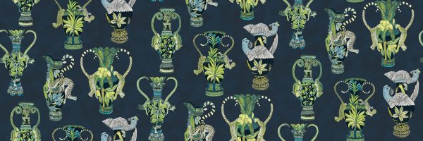 Khulu Vases Wallpaper 109/12058 by Cole & Son
