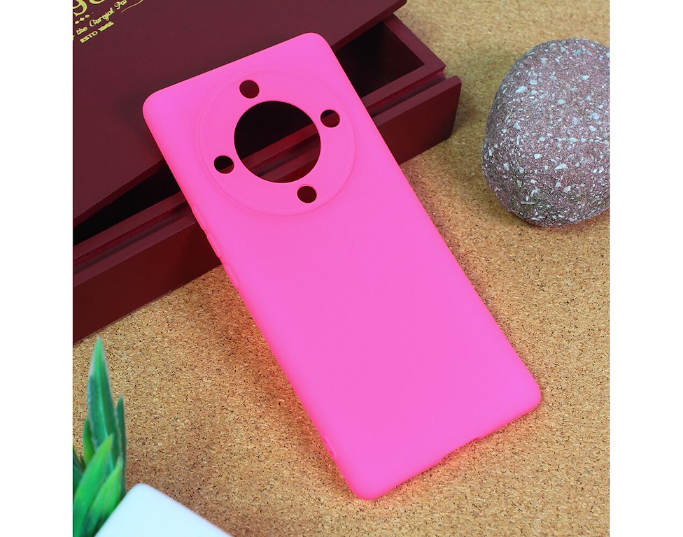 Silikonska futrola Teracell Giulietta - Huawei Honor Magic 5 Lite mat pink