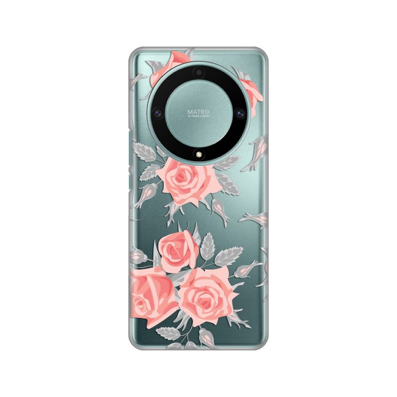 Maskica Silikonska Print Skin za Honor Magic 5 Lite Elegant Roses