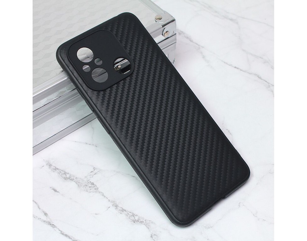 Futrola Carbon fiber - Xiaomi Redmi 12C crna