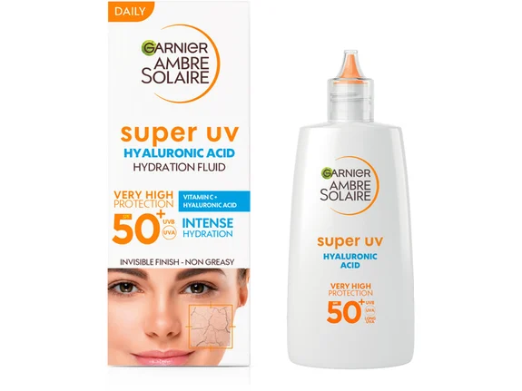 Garnier Ambre Solaire Fluid za lice za zaštitu od sunca SPF50+ 40ml