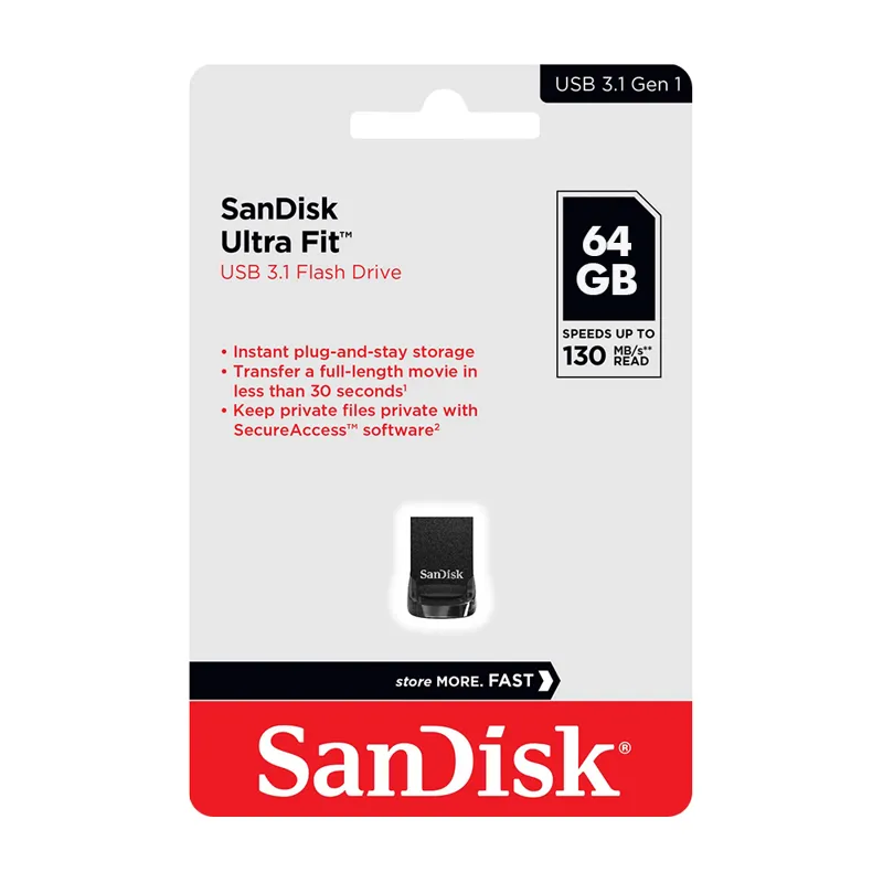 USB flash memorija SanDisk Cruzer Ultra Fit 64GB