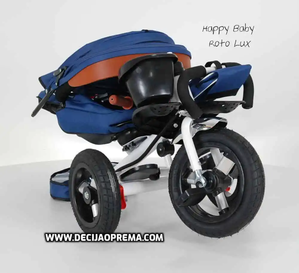 Tricikl za decu Happy Baby Roto Lux Jeans Plavi