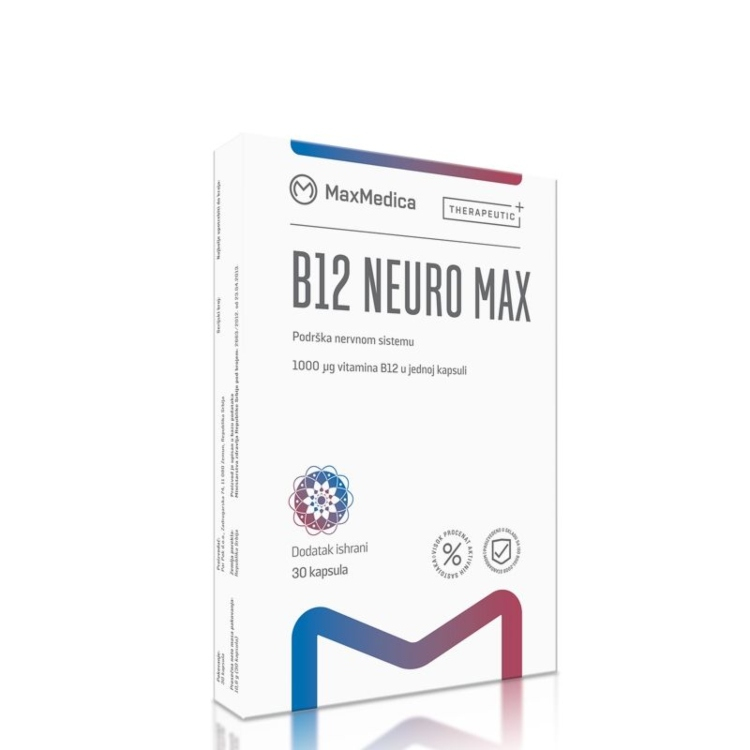 MAXMEDICA B12 NEURO MAX 30x1000mcg