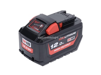 Baterija LI-ION M18HB12 18V 12Ah HIGH OUTPUT Milwaukee 4932464260