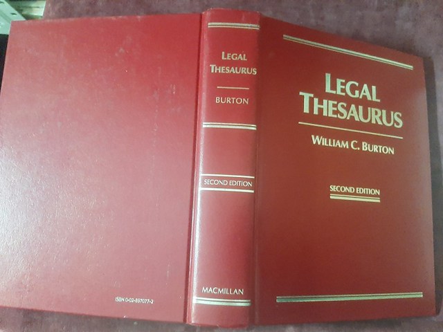 504 Legal Thesaurus - William C. Burton